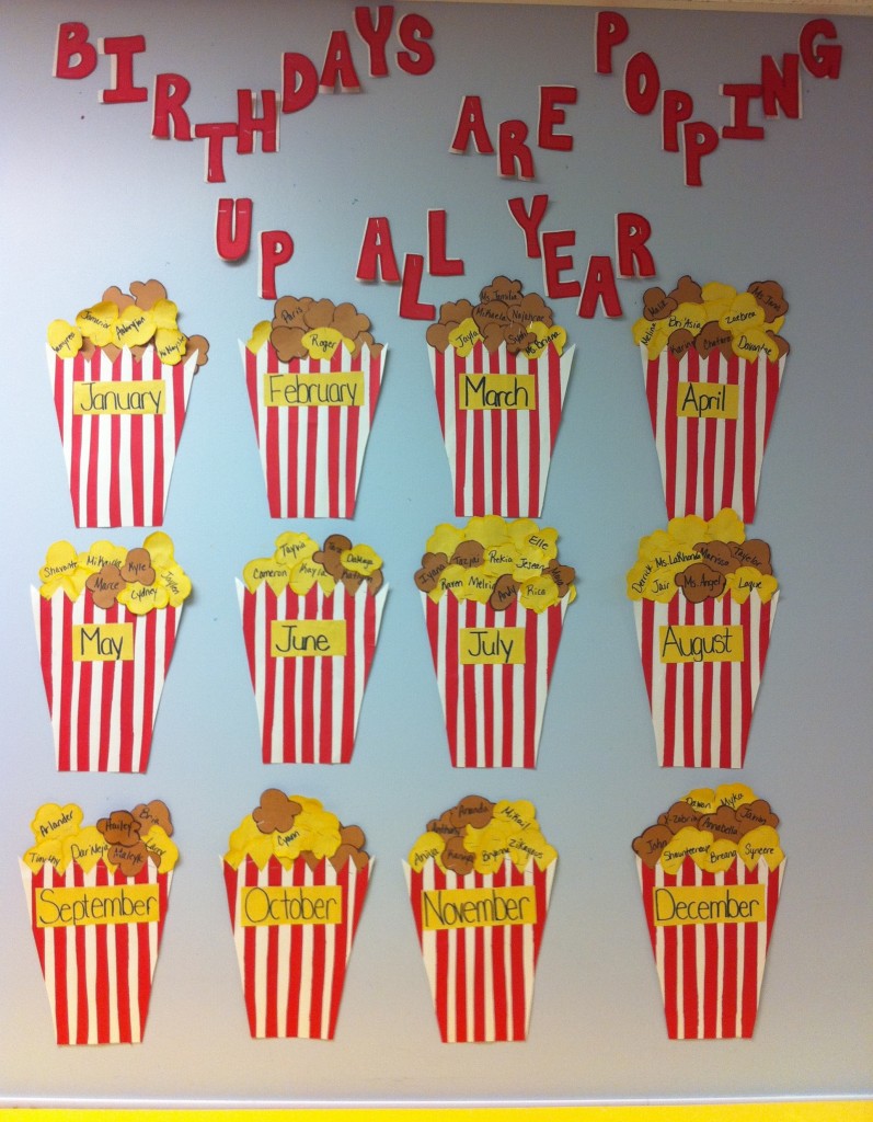 POPCORN BIRTHDAY DISPLAY Learningenglish esl POPCORN BIRTHDAY DISPLAY Learningenglish esl